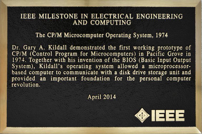 Ehrentafel: Für Gary Kildall und seine Erfindung CP/M - Der Digisaurier